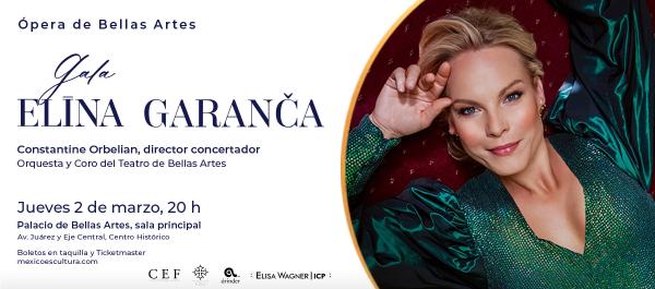 Gala Elīna Garanča | INBA - Instituto Nacional de Bellas Artes y ...