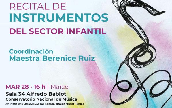 Recital de instrumentos del Sector Infantil - Coordina: Maestra ...