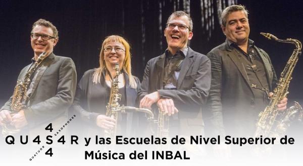 Concierto QU4S4R - QUATUOR SAXOPHONES | INBA - Instituto Nacional de ...
