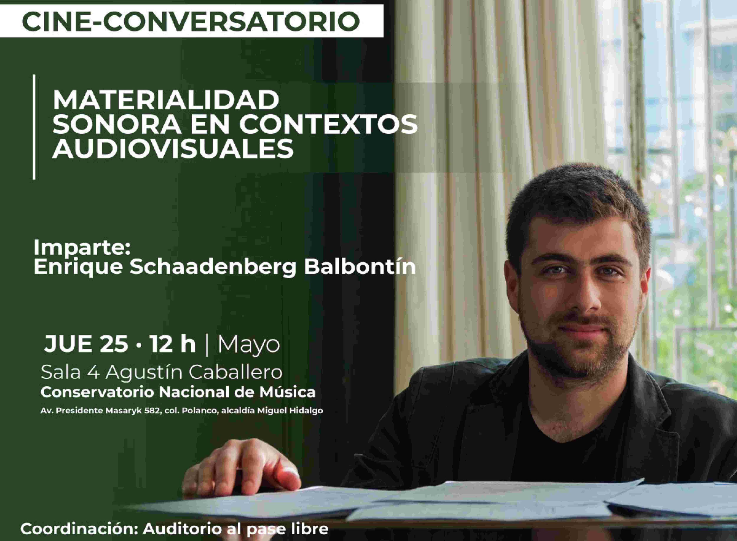 Materialidad sonora en contextos audiovisuales - Cine - conversatorio ...