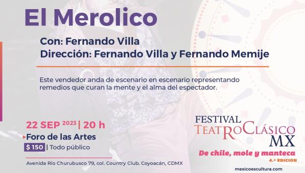 El Merolico - Función teatral | INBA - Instituto Nacional de Bellas ...