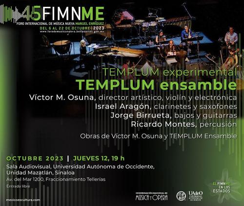 Templum Ensamble - El FIMNME en los estados | INBA - Instituto Nacional ...