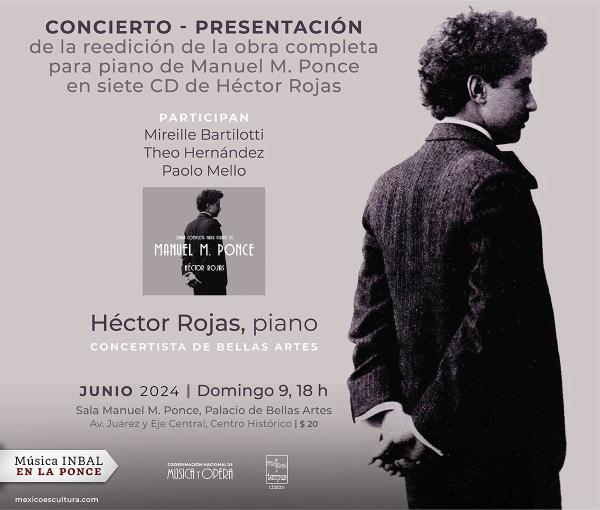 Concierto-presentación de la reedición de la “Obra completa para piano ...