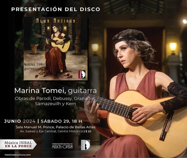 Presentación-concierto del disco “Alma Antigua” de Marina Tomei - Obras ...