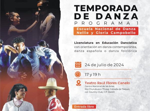 Programa 1. Temporada de Danza ENDNGC - Licenciatura en Educación ...
