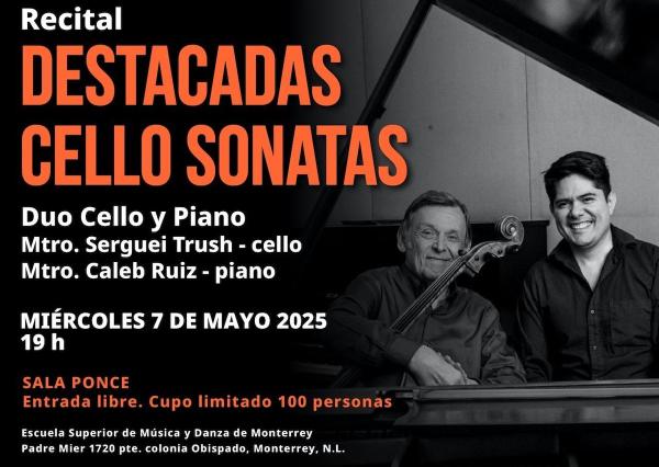 Recital. Destacadas Cello Sonatas - Duo de Cello y Piano | INBA ...