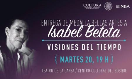 Bol. 1223 La coreógrafa Isabel Beteta recibirá la Medalla Bellas Artes ...